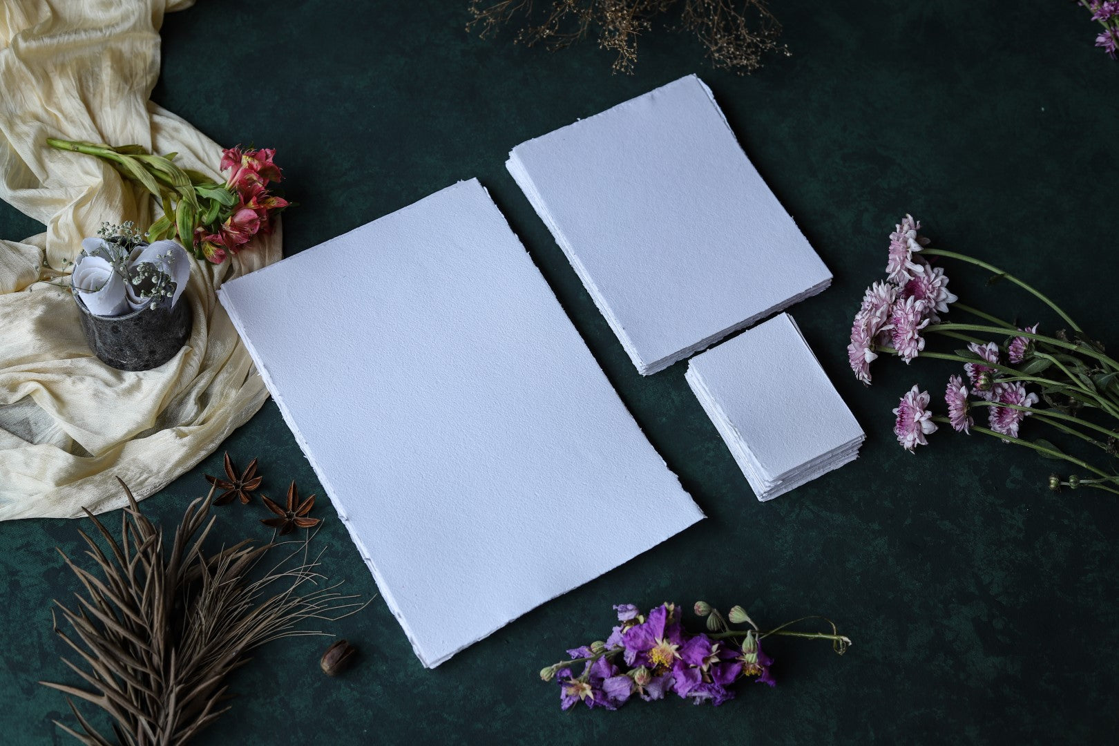 Handmade Blue Paper