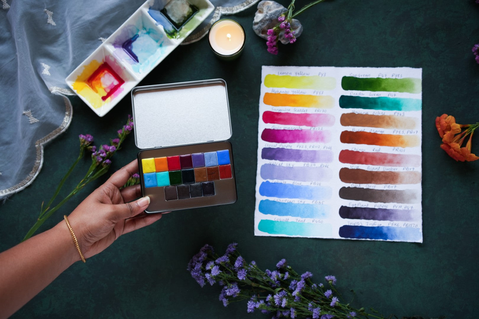 TRUPTI'S PLEIN AIR WATERCOLOR PALETTE – Blue Pine Arts